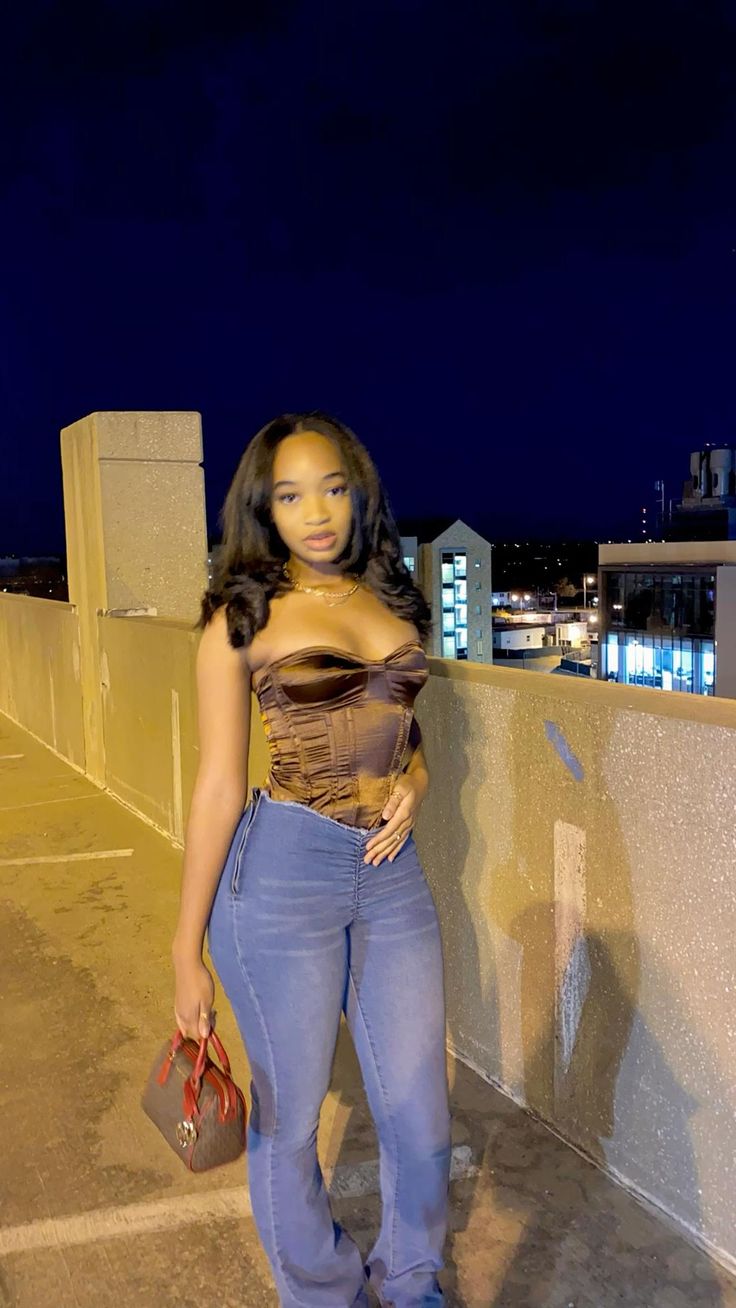 Corset Top Outfit Flare Pants Corset Top Outfit Corset