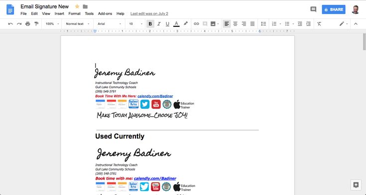 Badiner Bytes & Tech Tidbits: Creative Gmail Signature | Teacher life ... Badiner Bytes & Tech Tidbits: Creative Gmail Signature | Teacher life ...