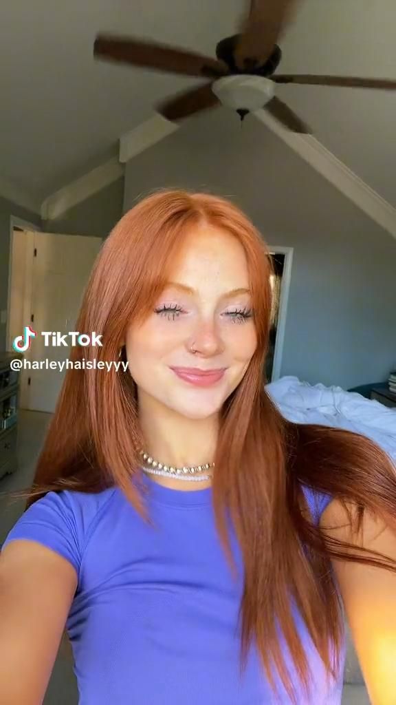 Pin De Malina En Tik Toks Video Pelirrojas Cabello Rojo Cabello
