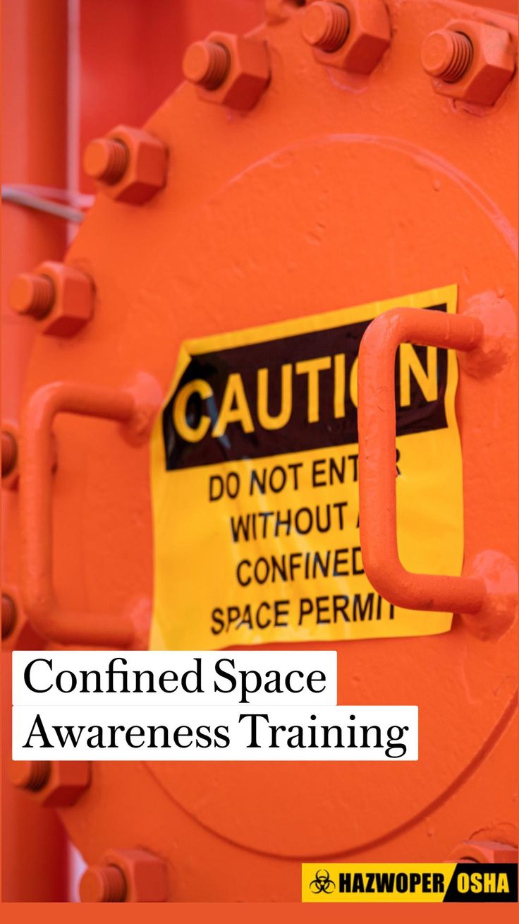 Confined Space Awareness Training | Confined space, Emergency response ... Confined Space Awareness Training | Confined space, Emergency response ...