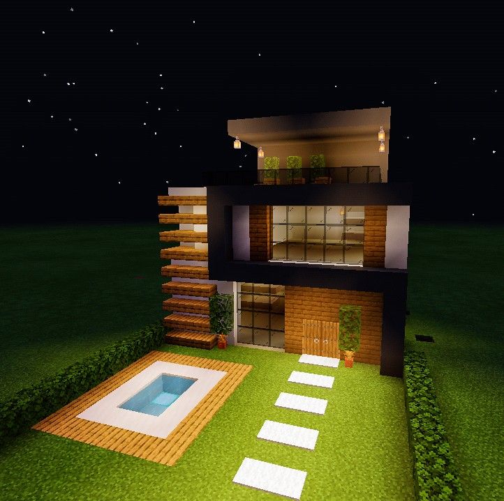 Casa Moderna Casas Minecraft Fáceis Casas Minecraft Arquitetura De