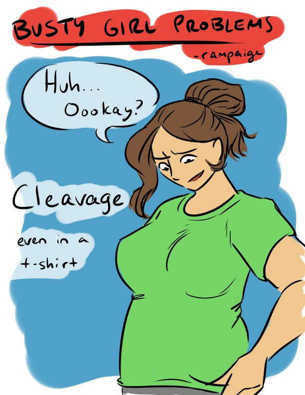 Cleavage Some Girls Really Cant Help It No Matter How They Dress Women Problems Girls