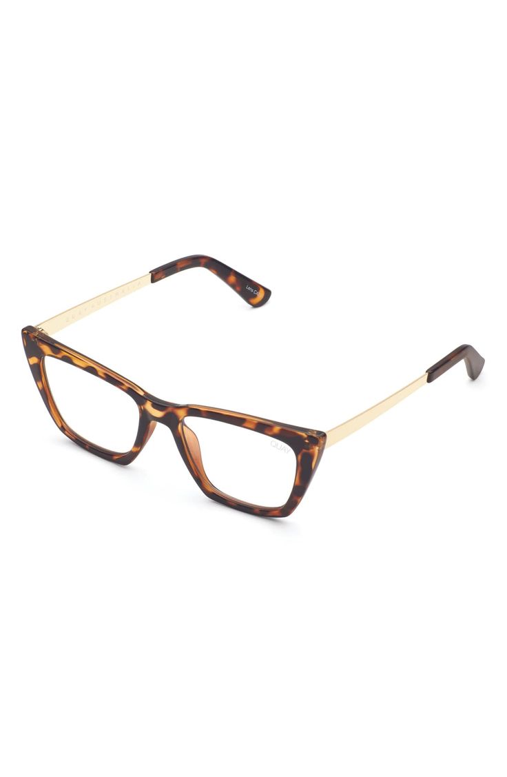 Quay Australia Dont At Me 53mm Blue Light Blocking Optical Glasses Nordstrom
