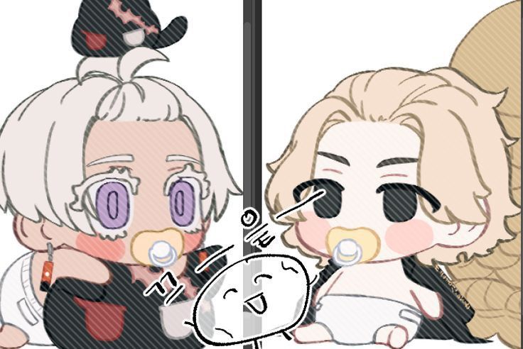 Izana And Mikey Gambar Anime Lucu Gambar Hubungan Gambar Animasi Kartun