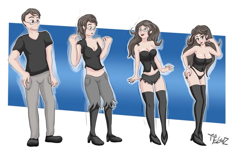 Pinterest Tg Tf Transgender Comic Transgender Transformation