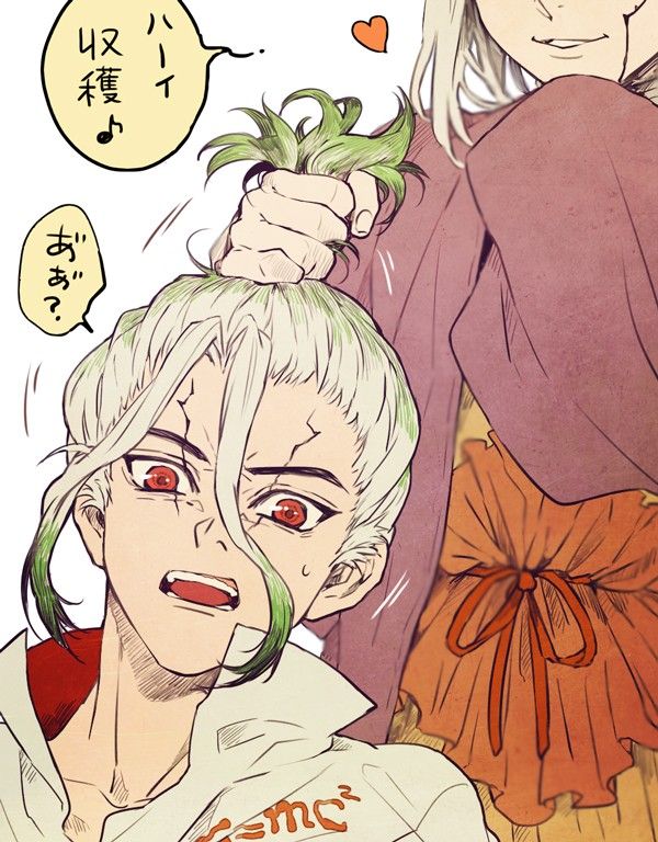 Senku And Gen Anime Nghệ Thuật Tiến Sĩ