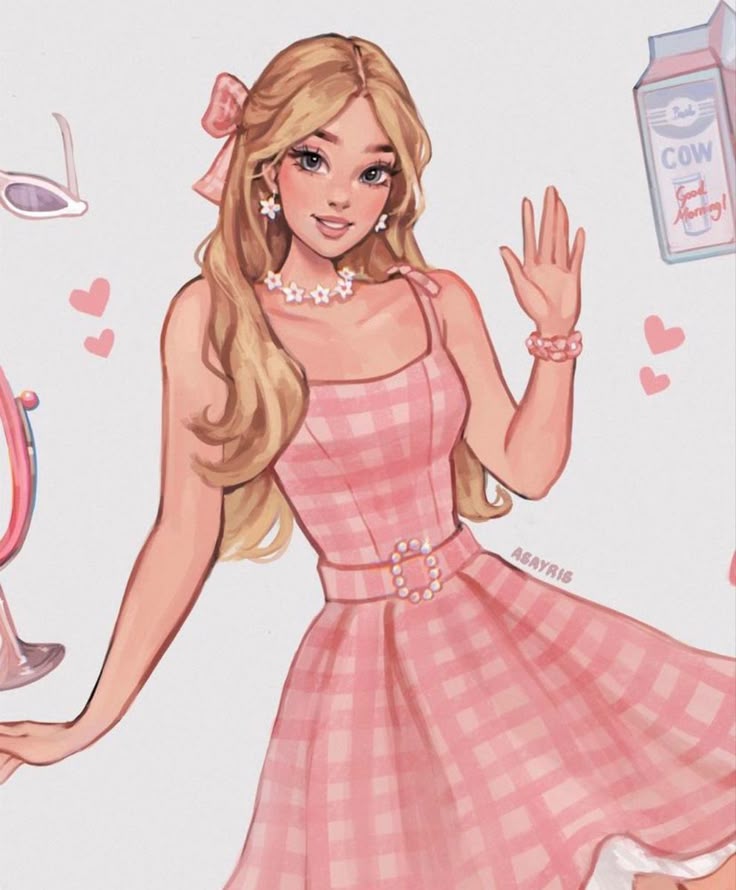 Pin By Amanda Lethco On Fanart In 2024 Barbie Drawing Barbie Cartoon Cute Art Styles