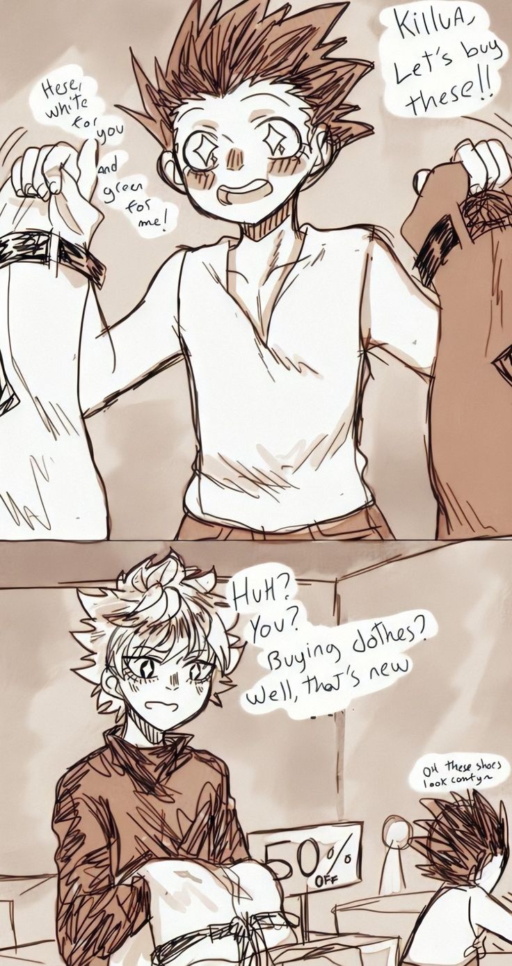Fanart Gon X Killua Hxh Characters Kirua Killua