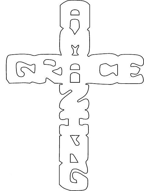 Free Scroll Saw Patterns By Arpop Amazing Grace Cross Pattern Scroll Saw Patterns Free Scroll