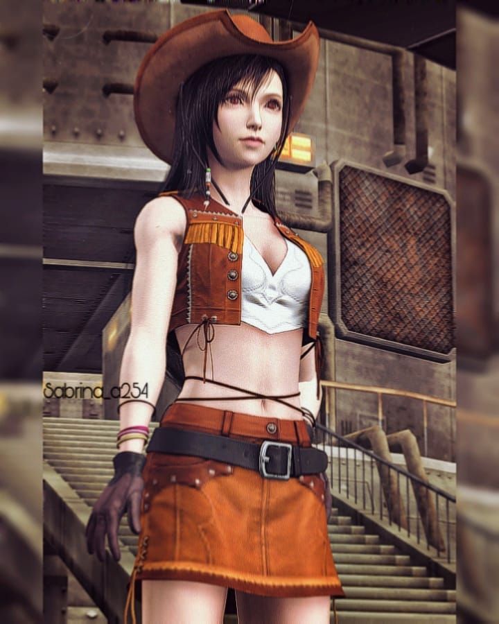 Sabrina On Instagram “tifa Lockhart Cowgirl Tifa Tifalockhart