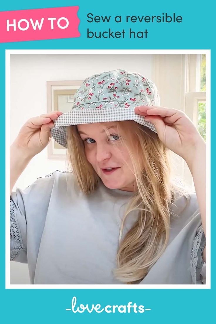 Free Bucket Hat Sewing Pattern Video Tutorial Lovecrafts Hat Patterns To Sew Sewing