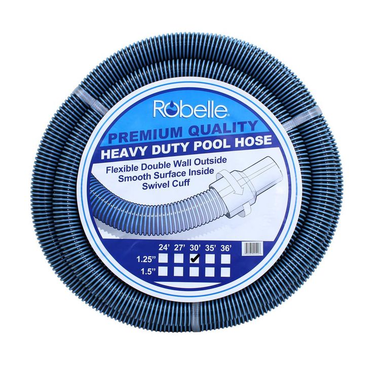 Robelle Premium Quality Heavy-Duty 30 ft. x 1-1/4 in. Swimming Pool ... Robelle Premium Quality Heavy-Duty 30 ft. x 1-1/4 in. Swimming Pool ...