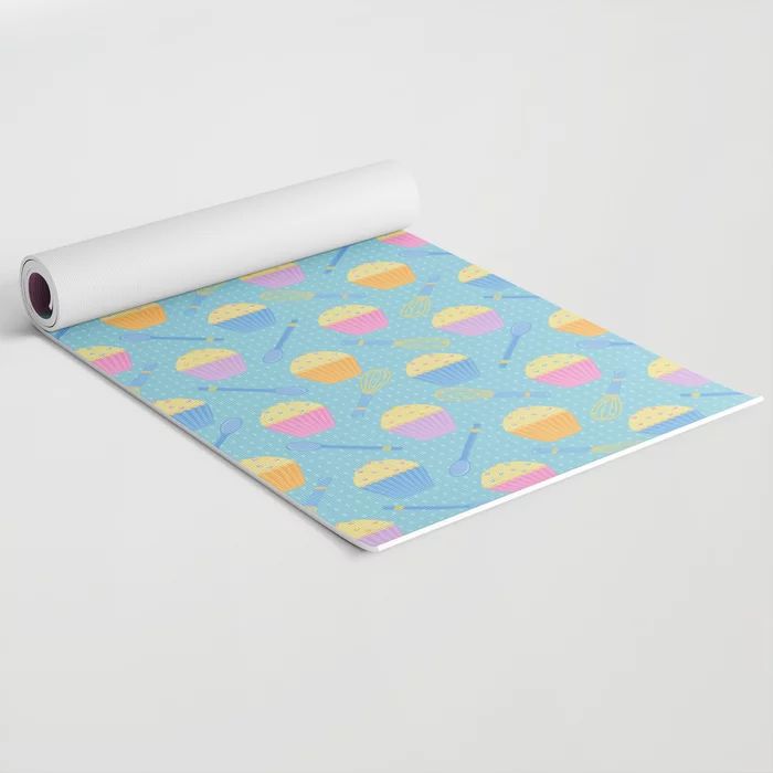 Colourful Cupcakes Yoga Mat By Calislahn Society6 Society6