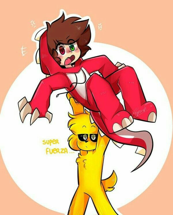 Mikecrack Y Raptorgamer Compas ლ ω ლ Dibujos Animados Bonitos