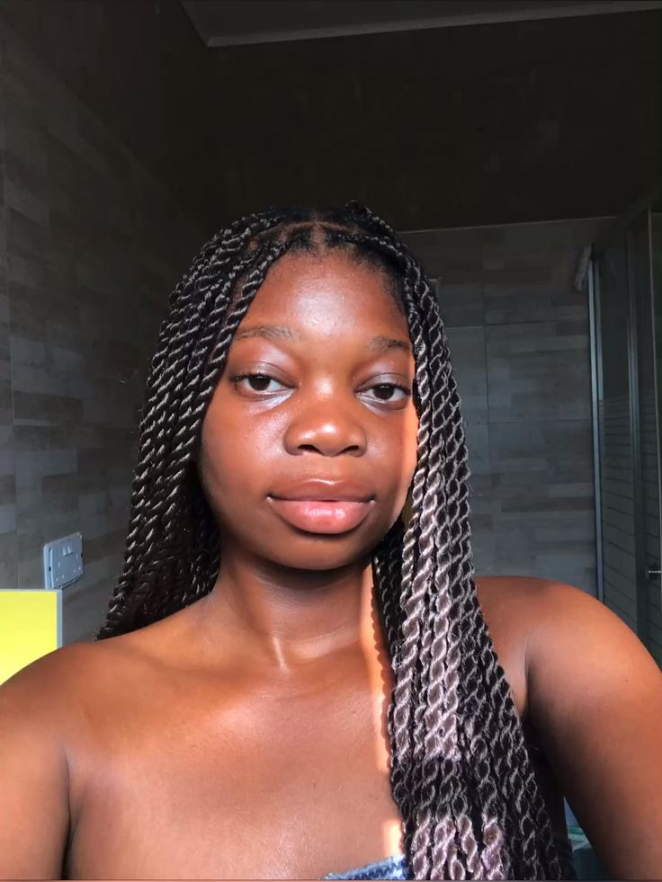 Senegalese Twist Senegalese Twist Hairstyles Single Braids Long Hair Styles