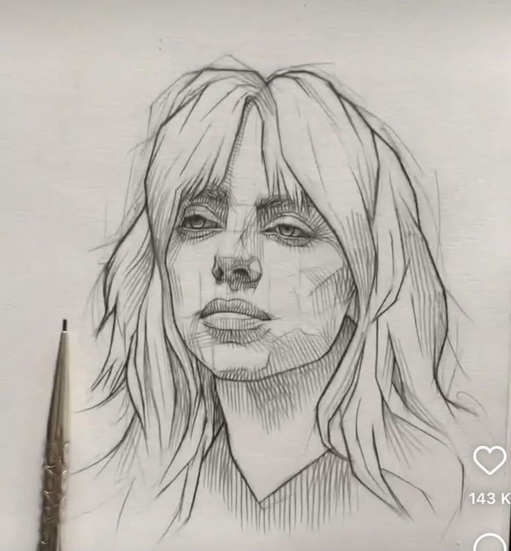 Épinglé Par Lise 💿 Sur Draw Dessin De Visages Esquisse De Visage Portrait Dessin