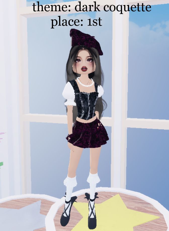 Dark Coquette Outfit Inspo Dti Dress To Impress Coquette Soft Grunge