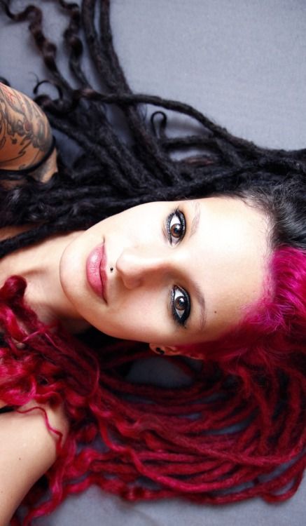Dreadfully Dyed Beautiful Dreadlocks Dread Hairstyles Hair Color