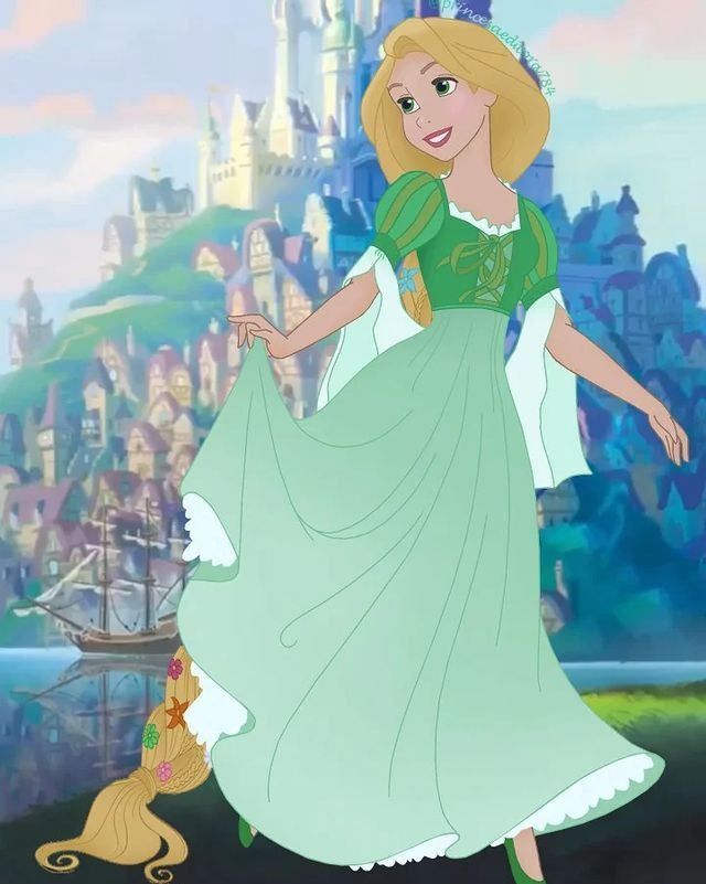 Princesa784 On Instagram Rapunzel In Green π