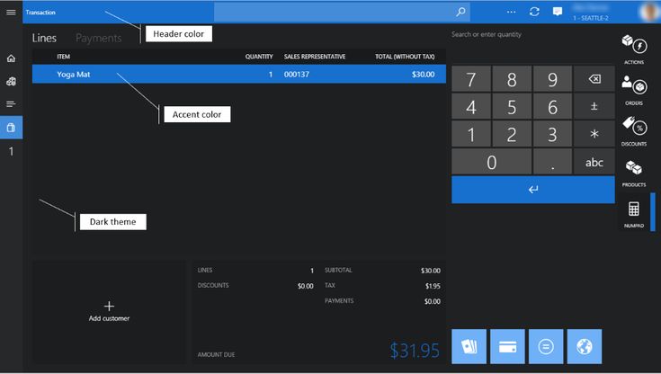 Screen Layouts For The Point Of Sale Pos Retail