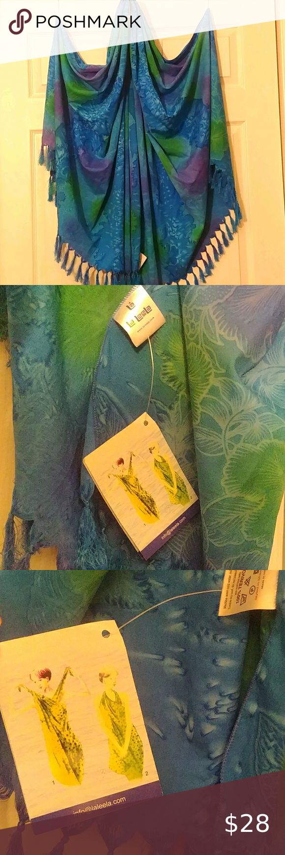 La Leela Resort Beach Pareo Sarong Wrap Body Scarf Pink Sarong Pareo Sarong Sarong Wrap Girls