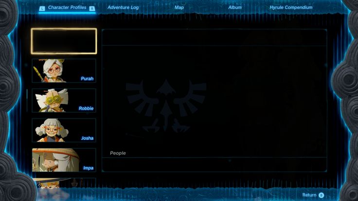 Blank Zelda Totk Character Profile Template Character Profile Character Profile Template