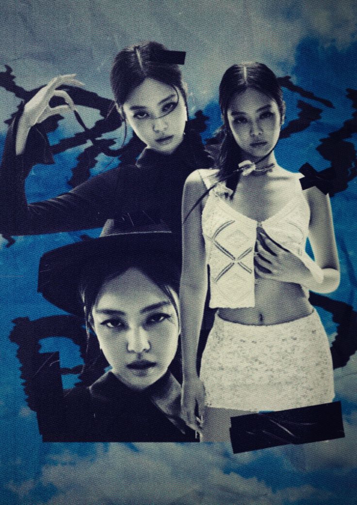 the poster shows two women in front of a blue background the poster shows two women in front of a blue background