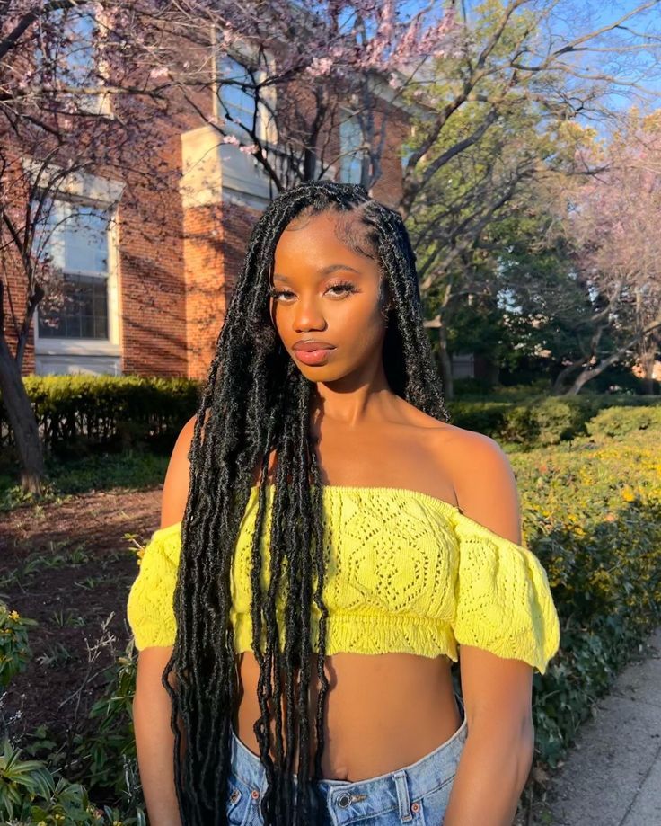 Faux Locs Crochet Hair 22inch 7 Packs Soft Locs For Butterfly Locs Hair Pre Looped Goddess Locs