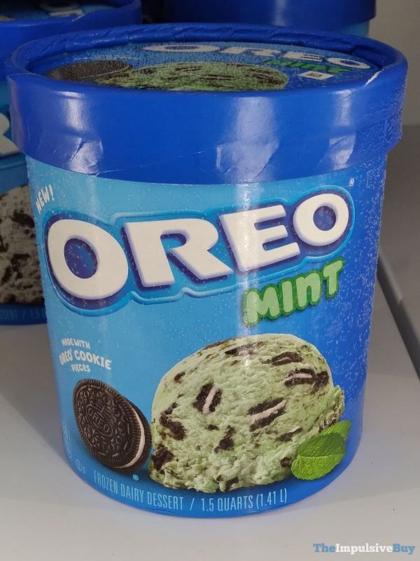 Spotted Oreo Mint Frozen Dairy Dessert Dairy Desserts Oreo Mint Oreo