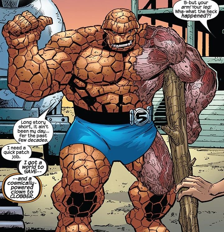 Benjamin Grimm Earth 982 Marvel Comics Art Marvel Comics Covers Marvel Comic Universe