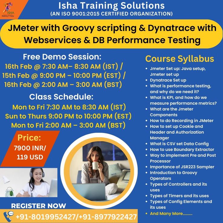 “jmeter With Groovy Scripting And Dynatrace With Webservices And Database Performance Testing