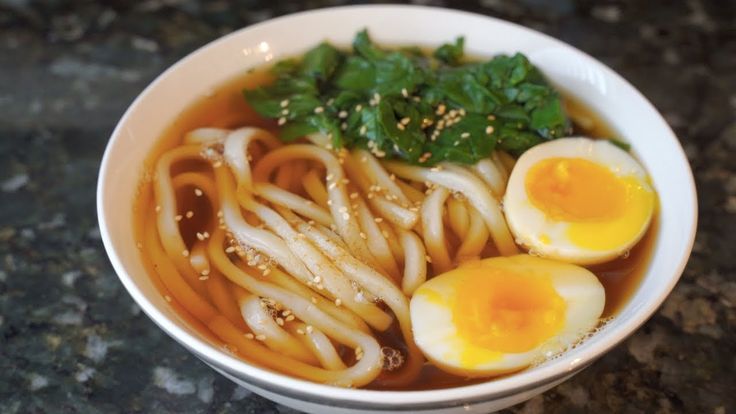 Japanese Udon Noodle Soup Recipe Basic Base Version Just Add Different Toppings 4k Asmr