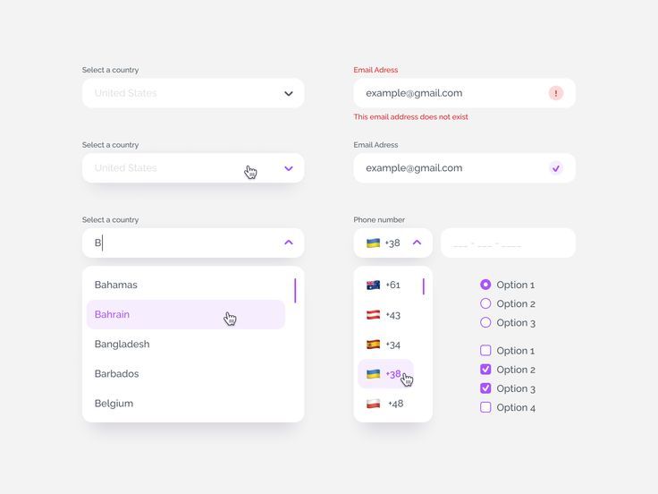 Form Elements Web Design User Interface Form Design Web User Experience Design Inspiration