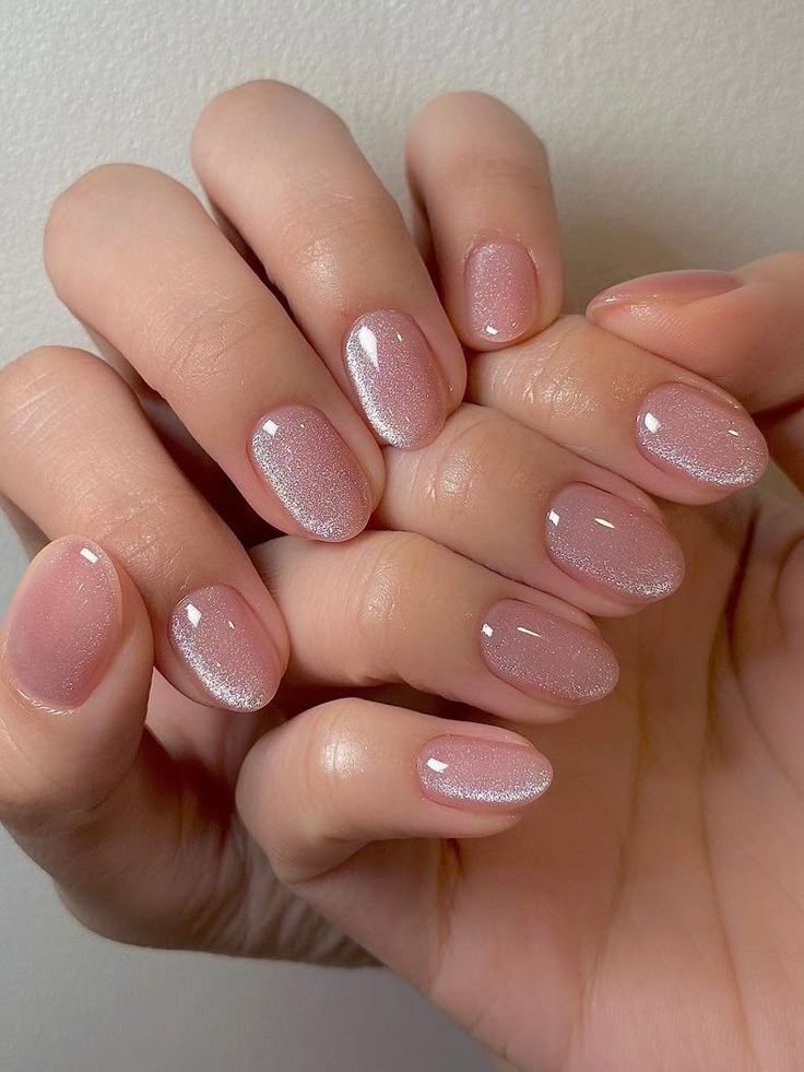 55korean Inspired Nude Nail Designs For A Chic Look Casual Nails Chic Nails Classy Nails