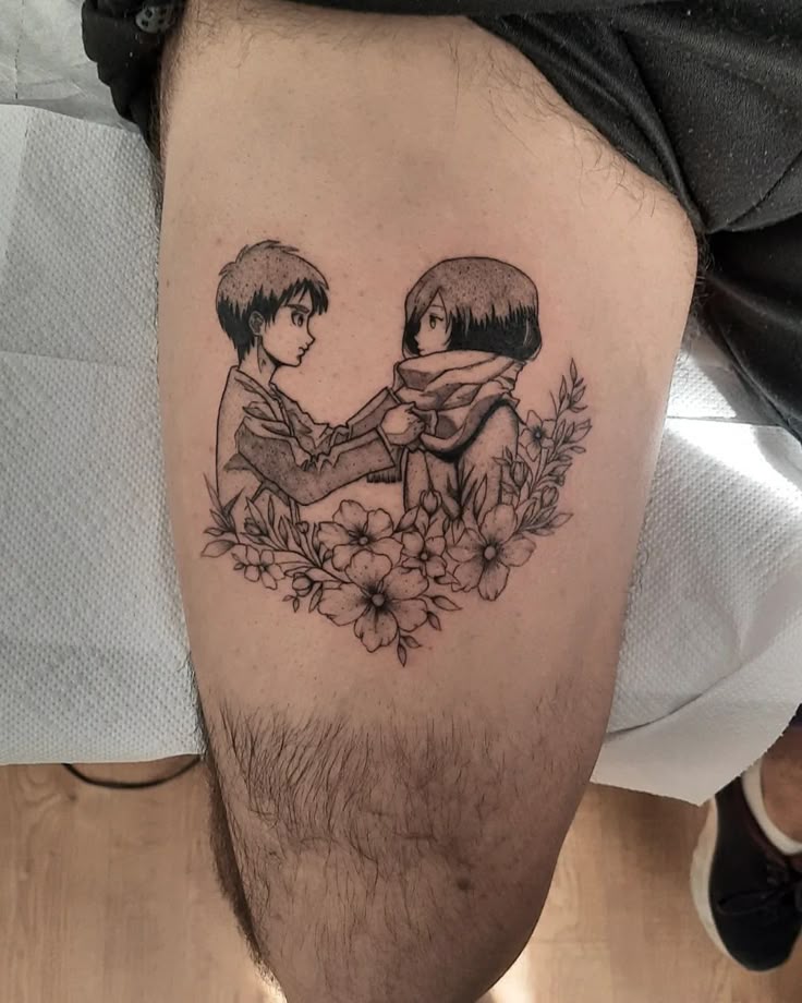 Eren Y Mikasa Tatuajes Chulos Tatuajes Bonitos Tatuajes