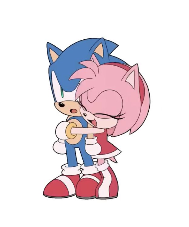 Pin De Anyou En Sth Sonamy Dibujos Animados Bonitos Sonic Y Amy Arte Erizo