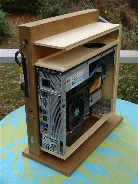 Mid Century Madness Wood Computer Case Custom Computer Custom Pc