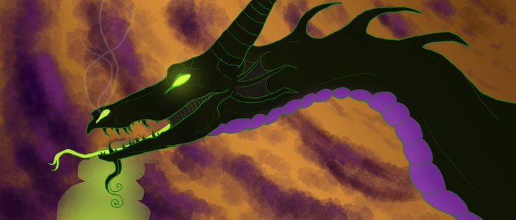 Maleficent Dragon By Fell Blackheart On Deviantart Maleficent Dragon Maleficent Wings Of