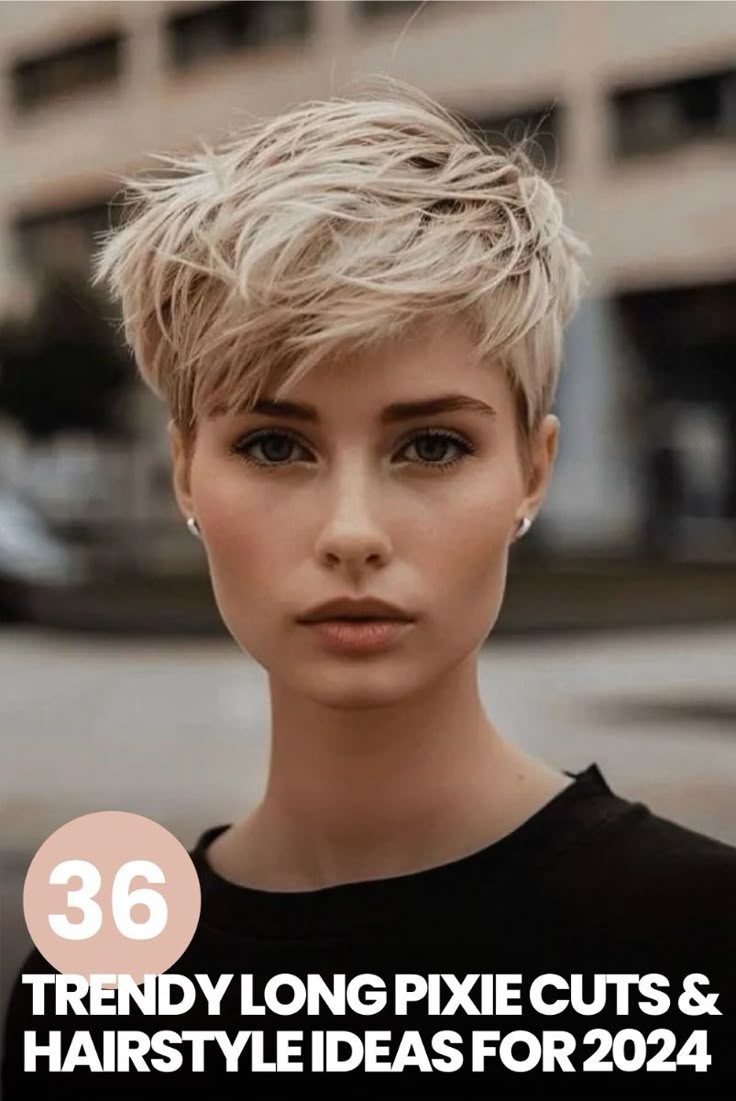 36 Trendy Long Pixie Cuts And Hairstyle Ideas For 2024 In 2024 Short