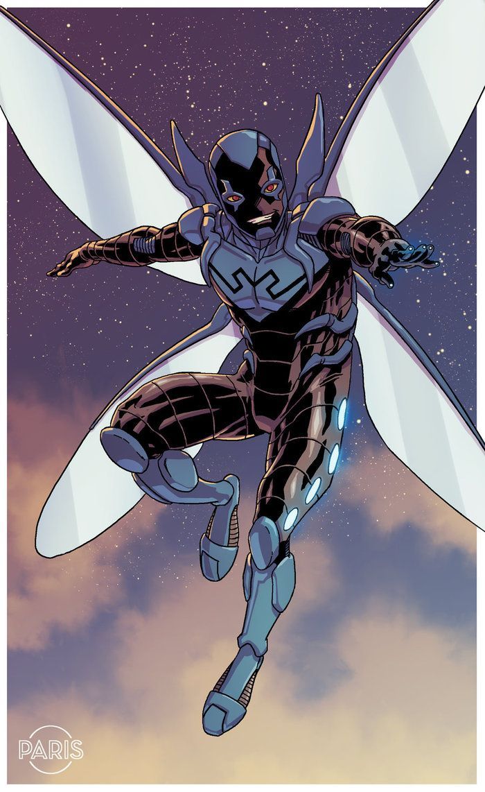 Blue Beetle Paris Alleyne Redesign Blue Beetle Dc Comics Artwork Dc Comics Heroes