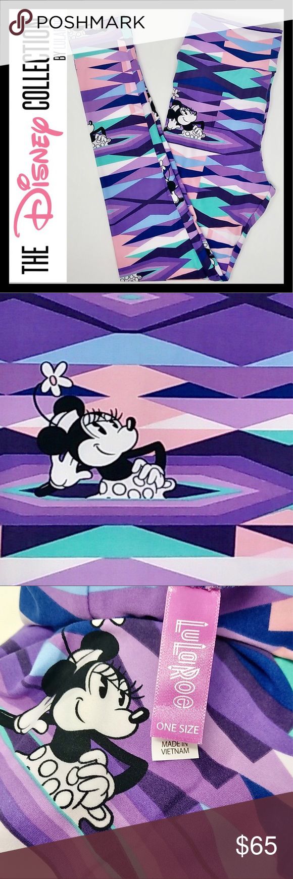Lularoe Disney Os Leggings Minnie Mouse Unicorn Minnie Beautiful