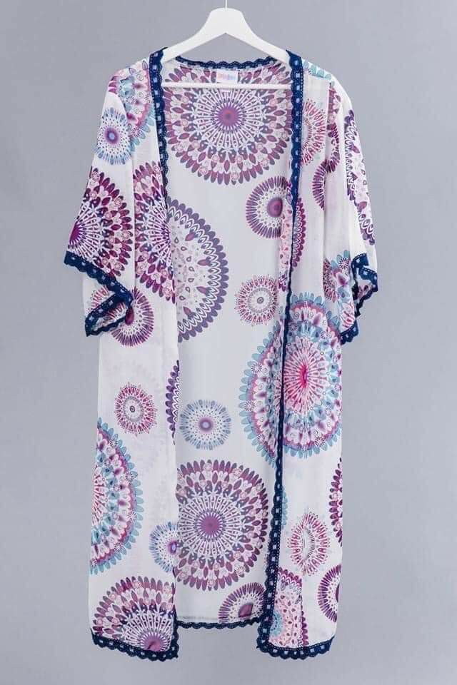 Llr Chloe Large {lularoe Kristina Leggett} Fashion Kimono Top