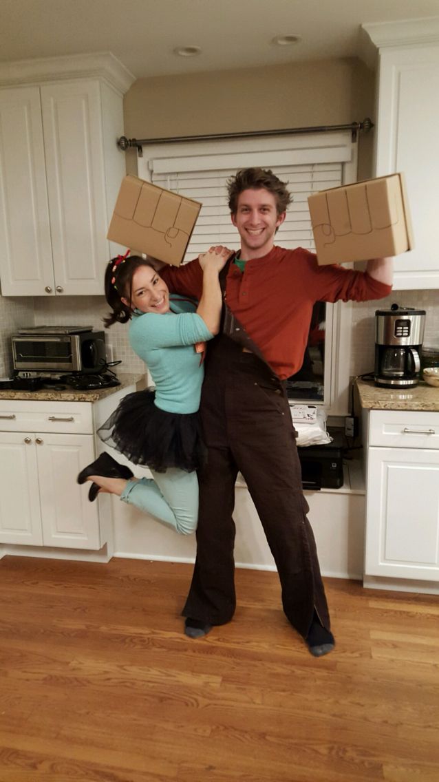 Wreck It Ralph And Vanellope Von Schweetz Halloween Costumes Disney Halloween Costumes Cute