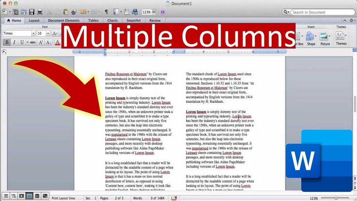 How To Create Columns In Microsoft Word Document 2022 | Microsoft word ... How To Create Columns In Microsoft Word Document 2022 | Microsoft word ...