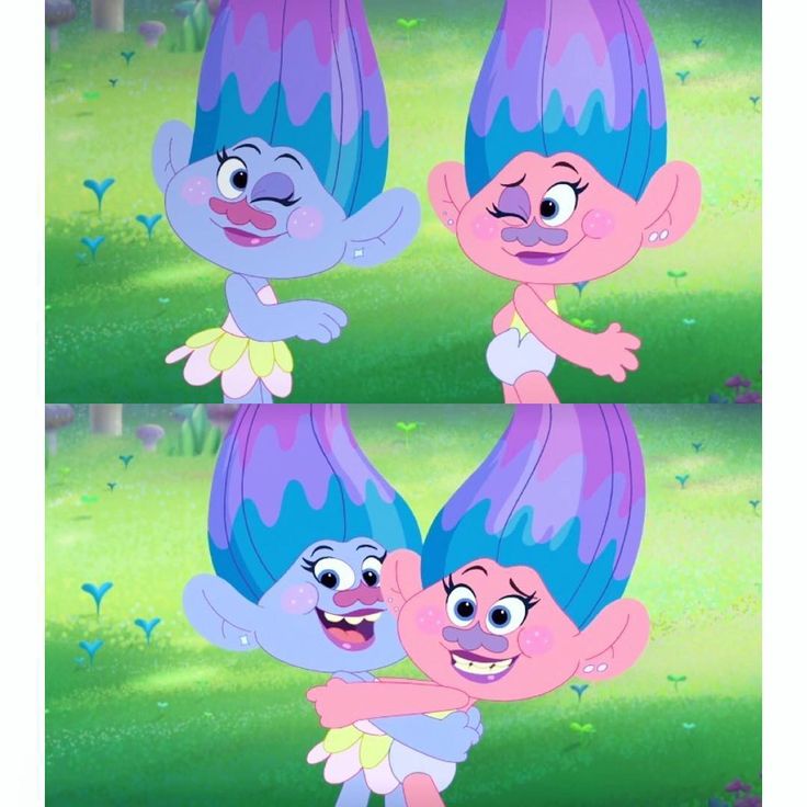 Imagens Satin E Chenille Trolls Personagens Filme Tro