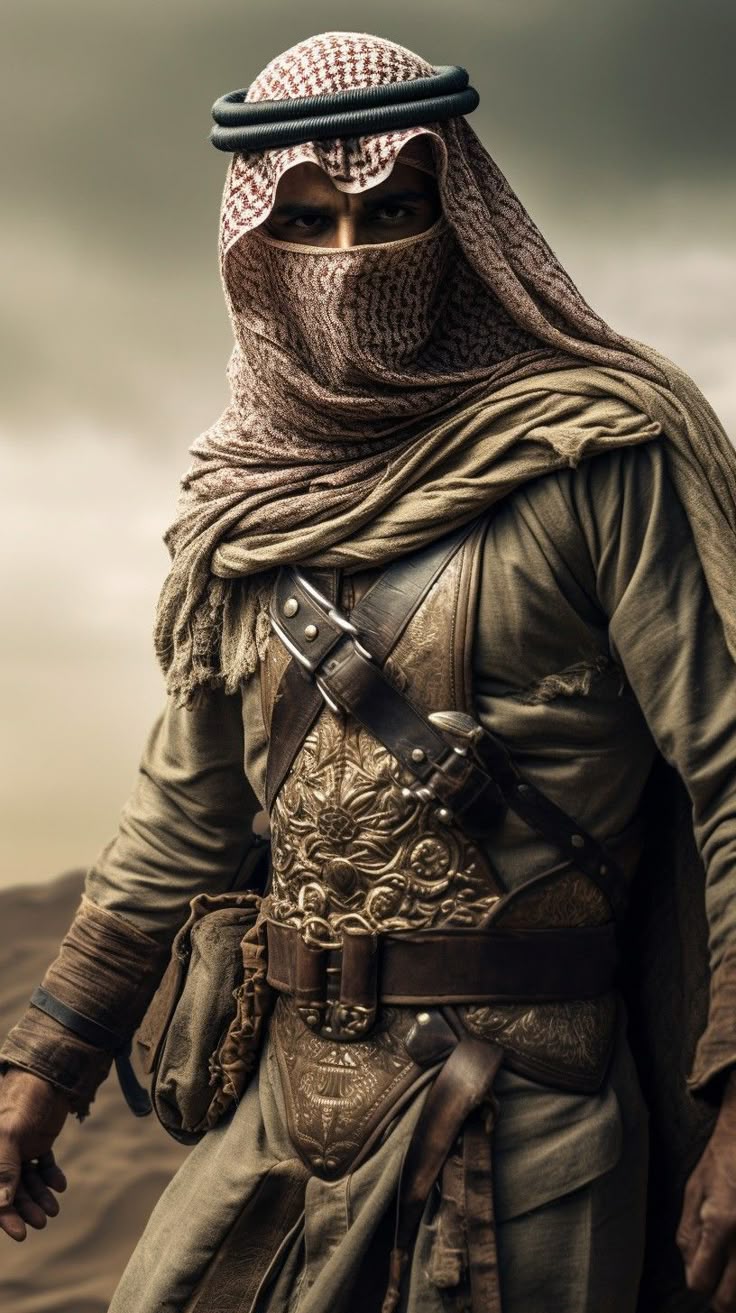 Arabian Warrior Warrior Drawing Warrior Concept Art Islamic Art