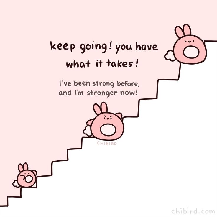 A Motivational Bunny To Brighten Up Your Week Chibird Chibird Motivation Thank You As