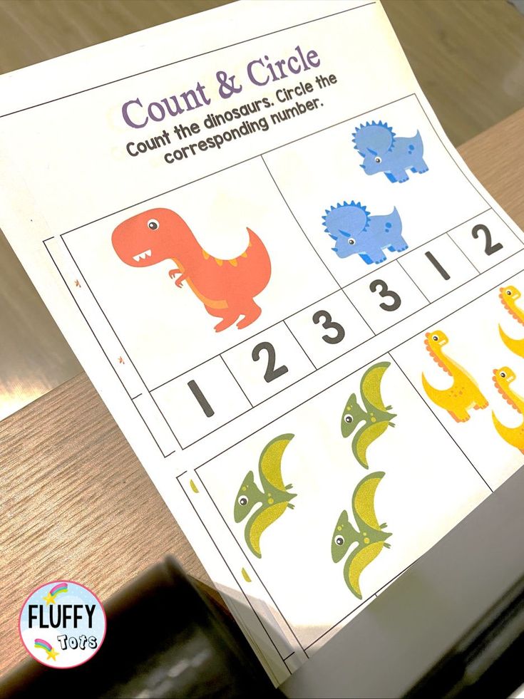 Dinosaur Math Preschool Worksheets Activities Counting to 10 ... Dinosaur Math Preschool Worksheets Activities Counting to 10 ...