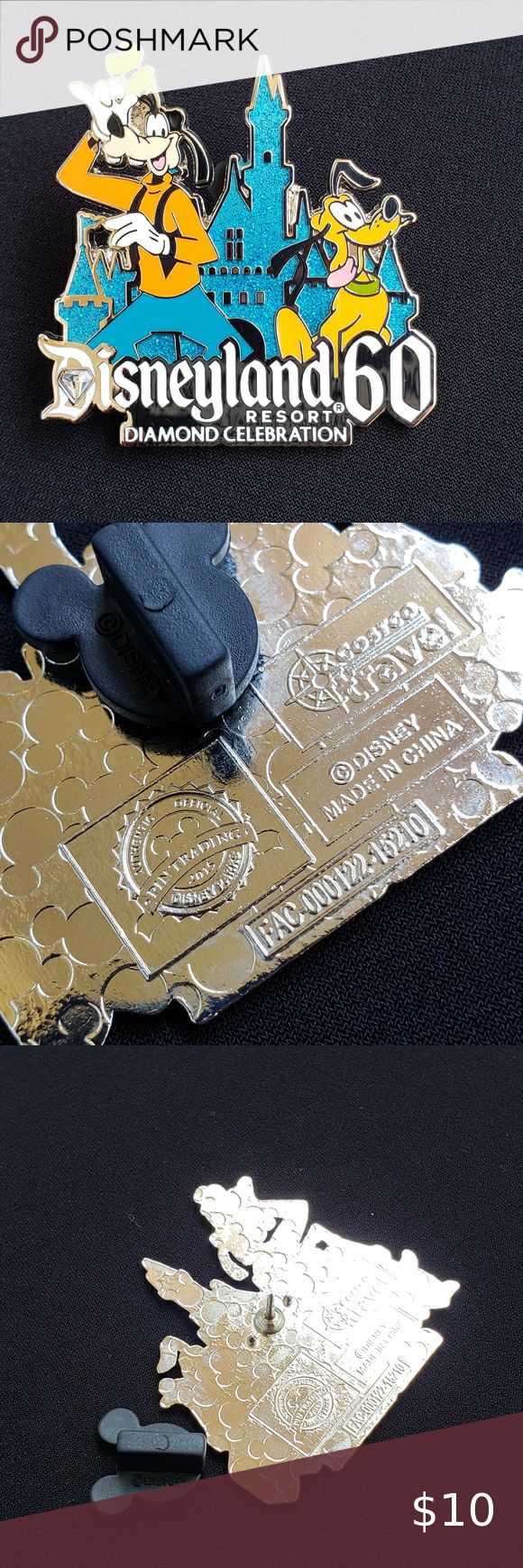 Rare Disneyland 60th Diamond Celebration Pin Disneyland 60th Disney Accessories Disneyland
