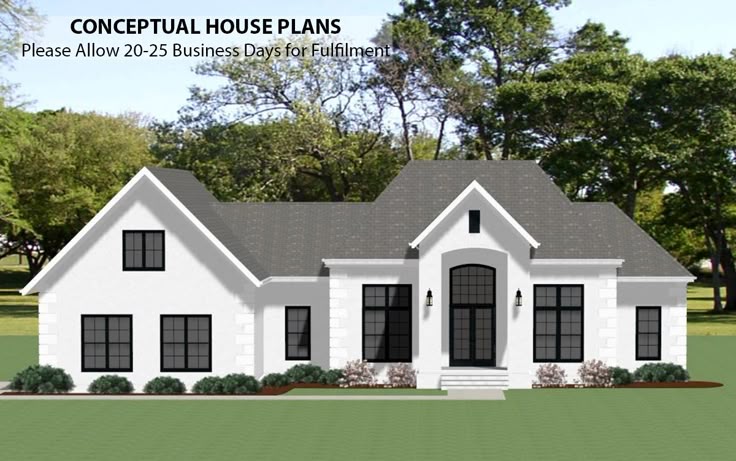 House Plan 6849-00150 - Modern Transitional Plan: 2,498 Square Feet, 3 ... House Plan 6849-00150 - Modern Transitional Plan: 2,498 Square Feet, 3 ...